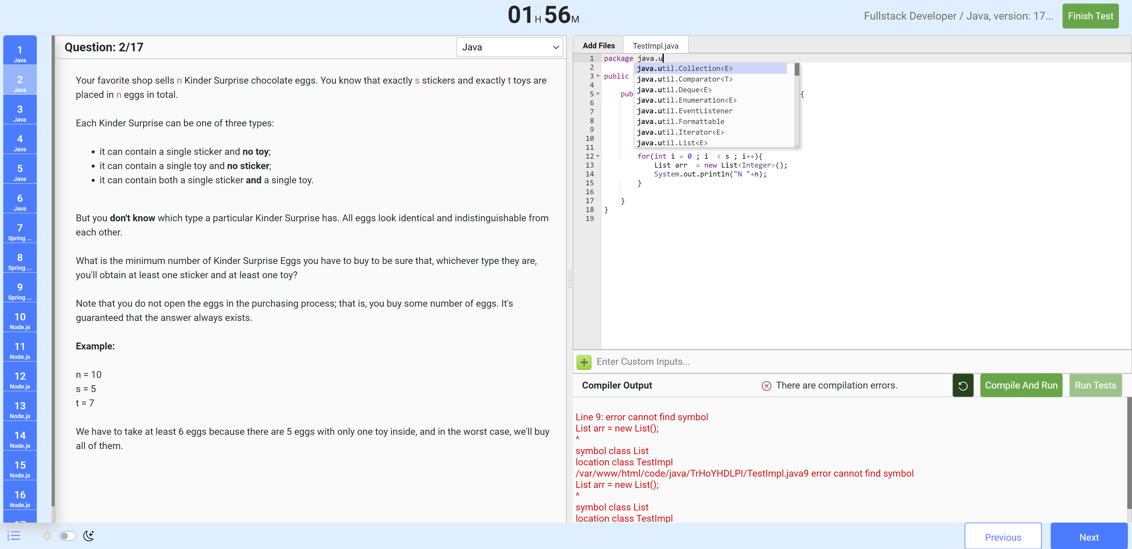 Test your candidate's coding and technical skills in more than 300 ...